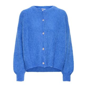 Ichi Ichi - Marita CA2 Cardigan - Femme - Pulls - Bleu - Taille: 40/42 FR
