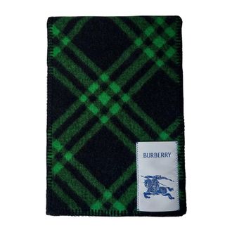 Burberry Homme, Accessoires, Vert, Taille: ONE Size &Eacute;charpe en laine