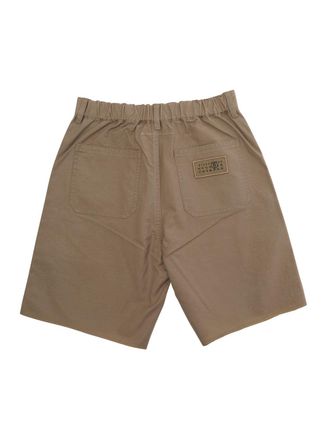Maison Margiela Boys Kids Bermuda Shorts Beige Cotton