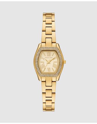 Michael Kors montre Chelsea &agrave; trois aiguilles en acier inoxydable dor&eacute;