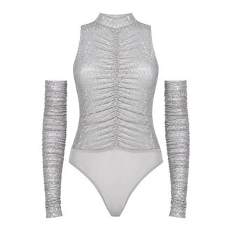 Twentyfourhaitch Arches Body - - Tops - Damen - Grau - L