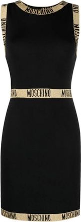 Moschino Femme, Robes, Noir, Taille: 38 FR Knitted Dress