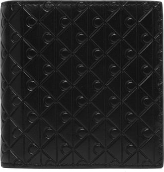Calvin Klein Geldbörse Calvin Klein Embossed Emblem Trifold LV04D1145G Schwarz