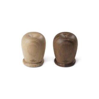 Kay Bojesen Salz- und Pfefferstreuer-Set H6 cm Menageri organische Form, Holz