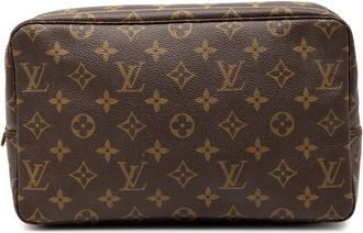 Louis Vuitton Clutches - Monogram Trousse Toilette 28 - Gr. unisize - in Braun - f&uuml;r Damen
