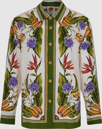 Farm Rio Chemise Tropical Scarf Sand