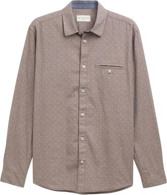 Tom Tailor Freizeithemden - - Shirts - Herren - Braun - L