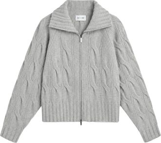 Sand Copenhagen Cosima Zip - - Knitwear - Damen - Grau - S