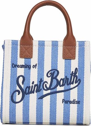 MC2 Saint Barth Femme, Sacs, Bleu, Taille: ONE Size Vanity Bag Mini