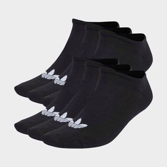 adidas Sportsocken ADIDAS ORIGINALS TREFOIL LINER, 6 PAAR, Damen, Gr. M (40/42), schwarz, Obermaterial: 73% Baumwolle, 24% Polyester, 2% Elasthan, 1% sonstig