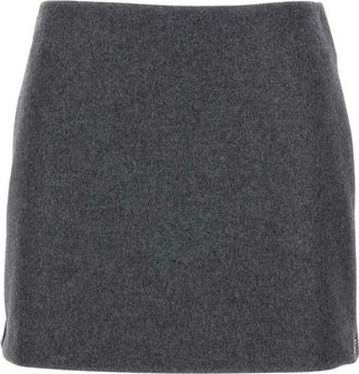 Sportmax Femme, Jupes, Gris, Taille: 36 FR Poggio Short Skirt