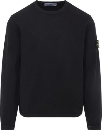 Stone Island Homme, Pulls, Noir, Taille: 2XL 6100011 Molleton de coton point maille
