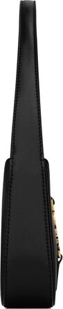 Saint Laurent Womens Le 5 &Agrave; 7 Mini Hobo Bag Black Calf Leather Shoulder