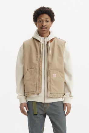 Levi's Veste Sans Manche Sansome - Homme - Beige / TigerS Eye - XL