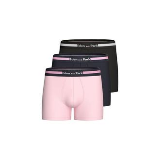 Eden Park Lot de 3 boxers en jersey de coton stretch