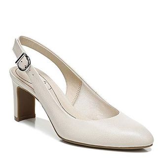 Life Stride Life Stride Womens Gigi Sling Pump, Almond, 7.5 Wide