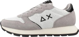 Sun 68 Femme, Chaussures, Gris, Taille: 39 EU Ally Glitter Textile