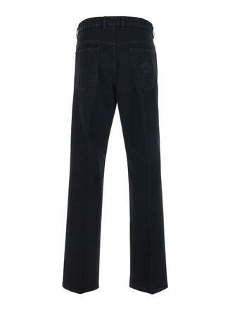 Givenchy Mens Black Denim Jeans With Belt Loops Cotton