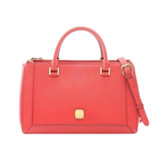 MCM Sac &agrave; main Pre-owned - Femme - Pre-owned - Rouge - Taille: ONE Size
