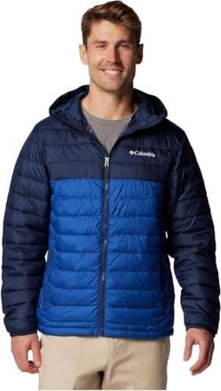 Columbia Manteau &agrave; capuche Powder Lite II, pr&ecirc;t pour laventure, r&eacute;fl&eacute;chissant la chaleur, construction poids plume, &eacute;l&eacute;ments personnalisables - Hommes