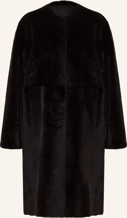 Manzoni24 Manzoni 24 Ledermantel Zum Wenden schwarz