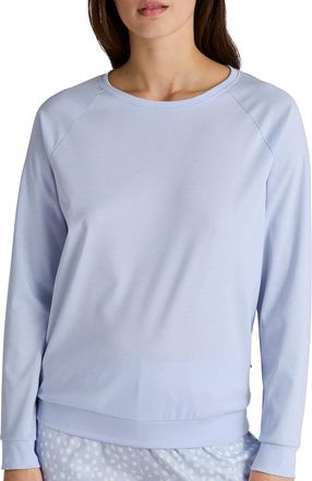 CALIDA Favourites Langarmshirt Damen, aus Baumwolle, pflegeleicht, mit Soften Bündchen