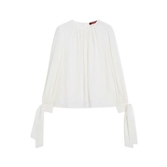 Max Mara Damen, Blusen & Hemden, Wei&szlig;, SGr&ouml;&szlig;e