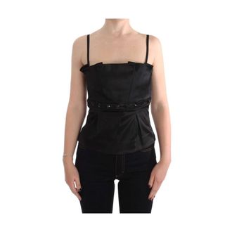 Exte Tank Cami Top - - Tops - Damen - Schwarzk - XS