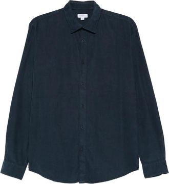 Sunspel Klassisches Hemd - Blau