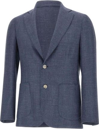 Barba Homme, Vestes, Bleu, Taille: XL Easy J Mono Blazer