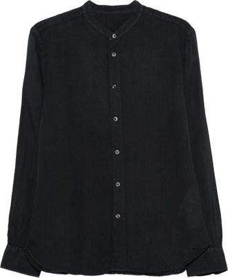 120% Lino Homme, Chemises, Bleu, Taille: 2XL Chemise Coupe Slim