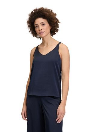 Vera Mont Satinbluse Damen mit V-Ausschnitt