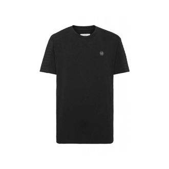 Philipp Plein T-Shirt Biker Cut - - Tops - Herren - Schwarzk - 2XL