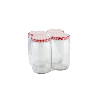 axentia Einmachgl&auml;ser, ca. 1.580 ml, 4 St&uuml;ck