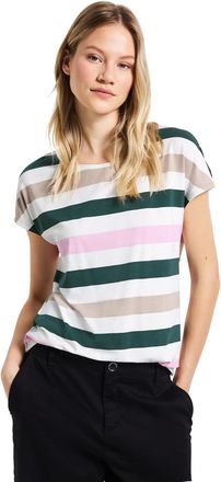 Street One Damen Gestreiftes T-Shirt
