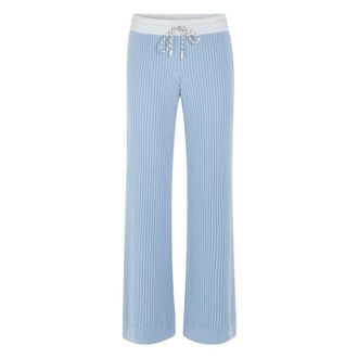 Marc Cain Damen, Hosen, Blau, XLGr&ouml;&szlig;e