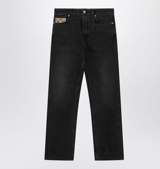Gucci Black d&eacute;lav&eacute; jeans