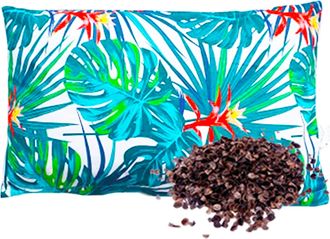 Generic Gesunder Schlaf Buchweizenkissen Kissen mit Buchweizenschale mit Reißverschluss, Unterstützung der Halswirbelsäule, orthopädisches Naturkissen, mit In