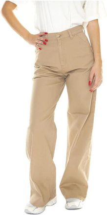 Carhartt Work in Progress Femme, Pantalons, Brun, Taille: W30 Jens Pant