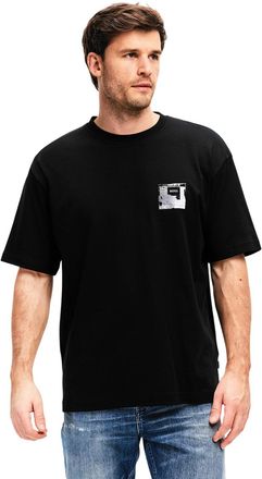 HUGO BOSS T-Shirt f&uuml;r Herren, Logo, Baumwolle (Schwarz)