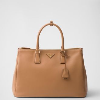 Prada Extragroße Prada Galleria Tasche aus Leder