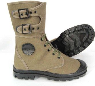 Mil-Tec Rangers de brousse toile avec sanglons - Vert