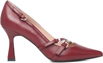 Coccinelle Fernanda Pumps mit Schnallenriemen 85mm - Rot