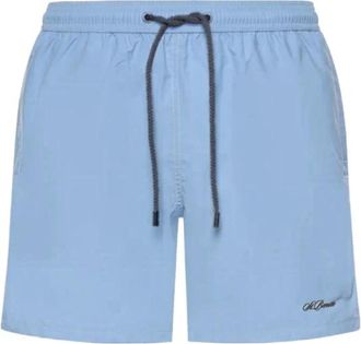 MC2 Saint Barth Homme, Maillots de bain, Bleu, Taille: XL Short de bain confortable en tissu extensible