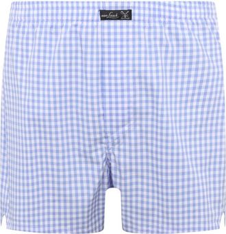 van Laack Leichte Boxershorts aus Baumwolle mit Karomuster in