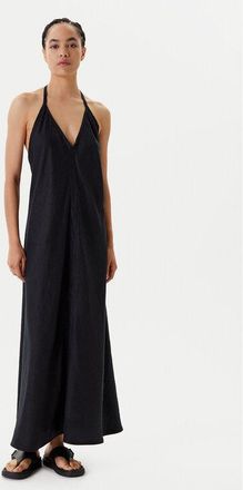 Benetton United Colors Of Benetton Sommerkleid 4AGHDV0BF Schwarz Regular Fit