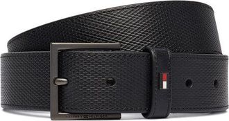 Tommy Hilfiger G&uuml;rtel Flag Monogram AM0AM15002 Schwarz