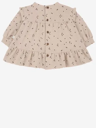 1+ in the family Girls Dress Pink Cotton