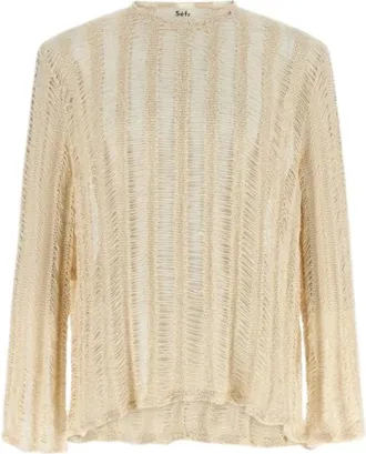 S&eacute;fr Femme, Pulls, Beige, Taille: 42 FR Aestas Longsleeve