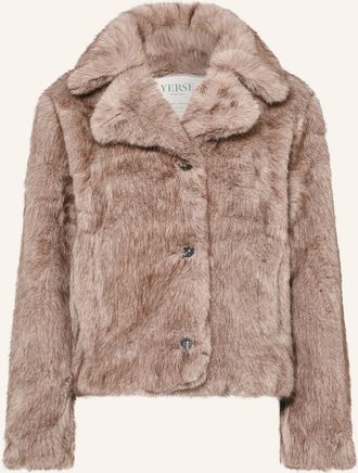 Yerse Yerse Kunstfell-Jacke twiggy45 braun